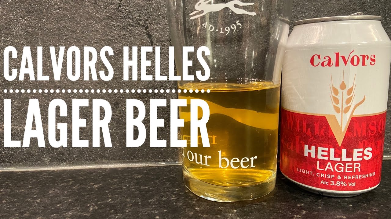 Calvors Brewery Helles Lager | British Craft Beer Review - YouTube