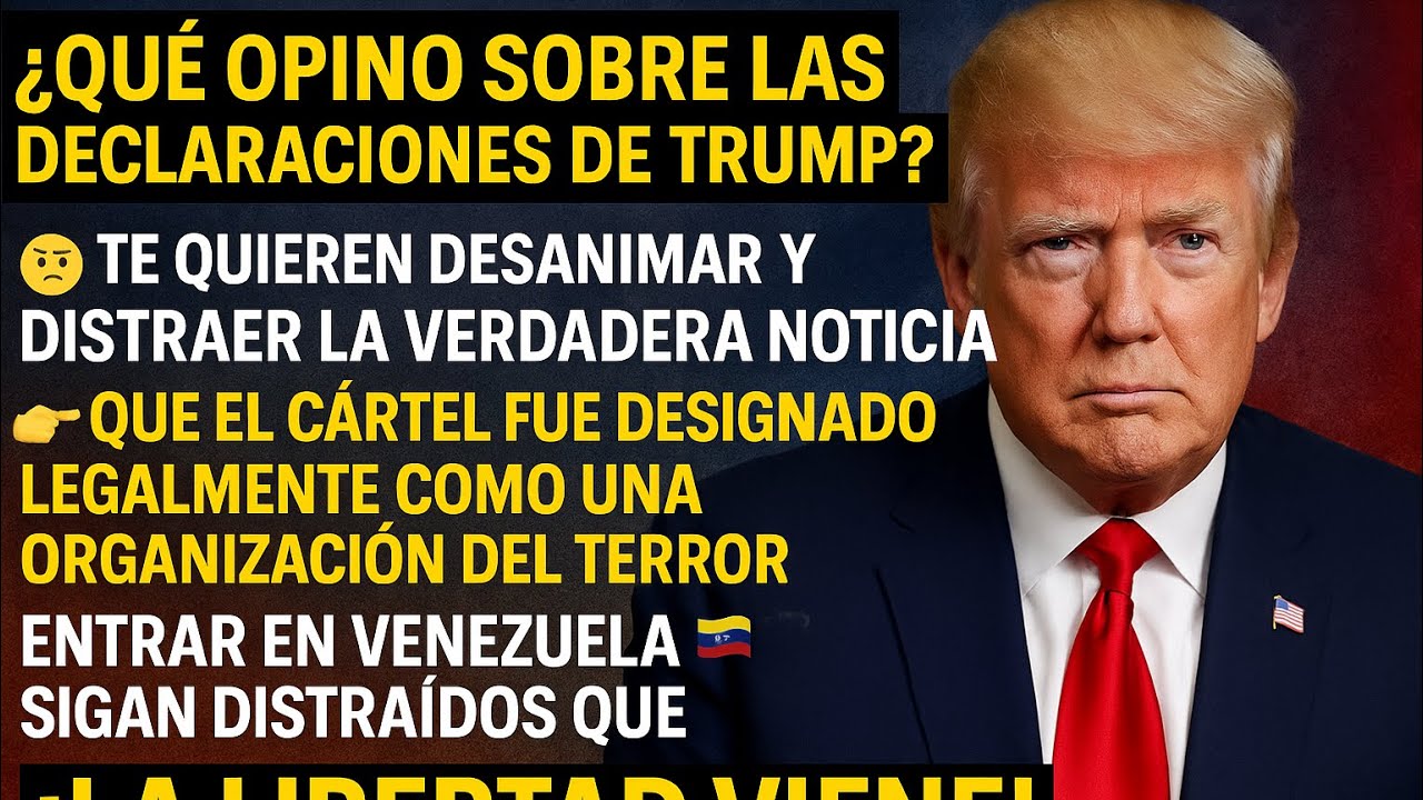 TRUMP LOGRA EL OBJETIVO DE ACORRALAR AL CARTEL - YouTube