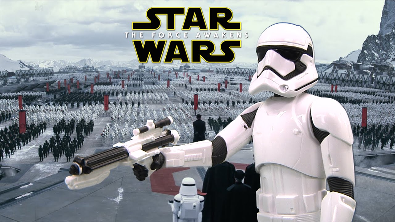 Star Wars The Force Awakens First Order Stormtrooper 12" Figure - YouTube