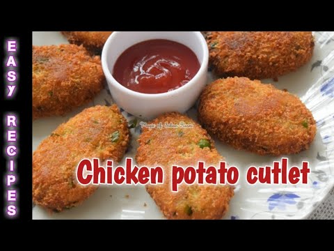 Chicken potato cutlet recipe || specially for kids ||-easy recipes ...