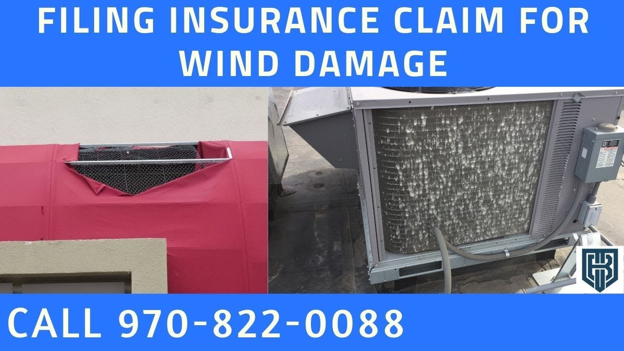 Filing Insurance Claim For Wind Damage Help Fort Collins CO - YouTube