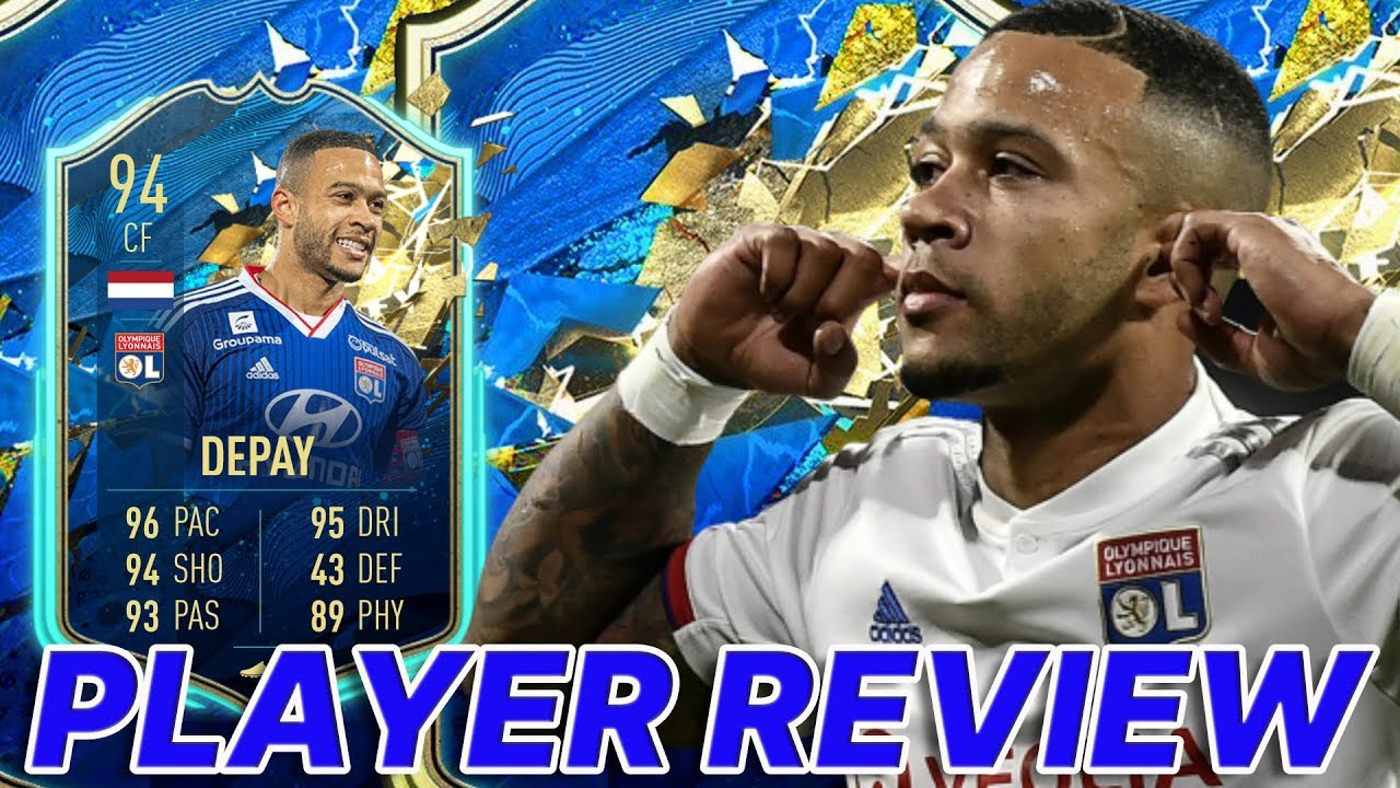 94 TOTSSF MEMPHIS DEPAY PLAYER REVIEW | FIFA 20 ULTIMATE TEAM | IS HE ...