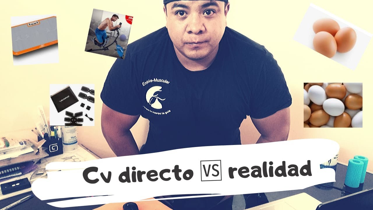 cv directo VS realidad 👉 entrena de forma efectiva gym- salud (enfoke ...