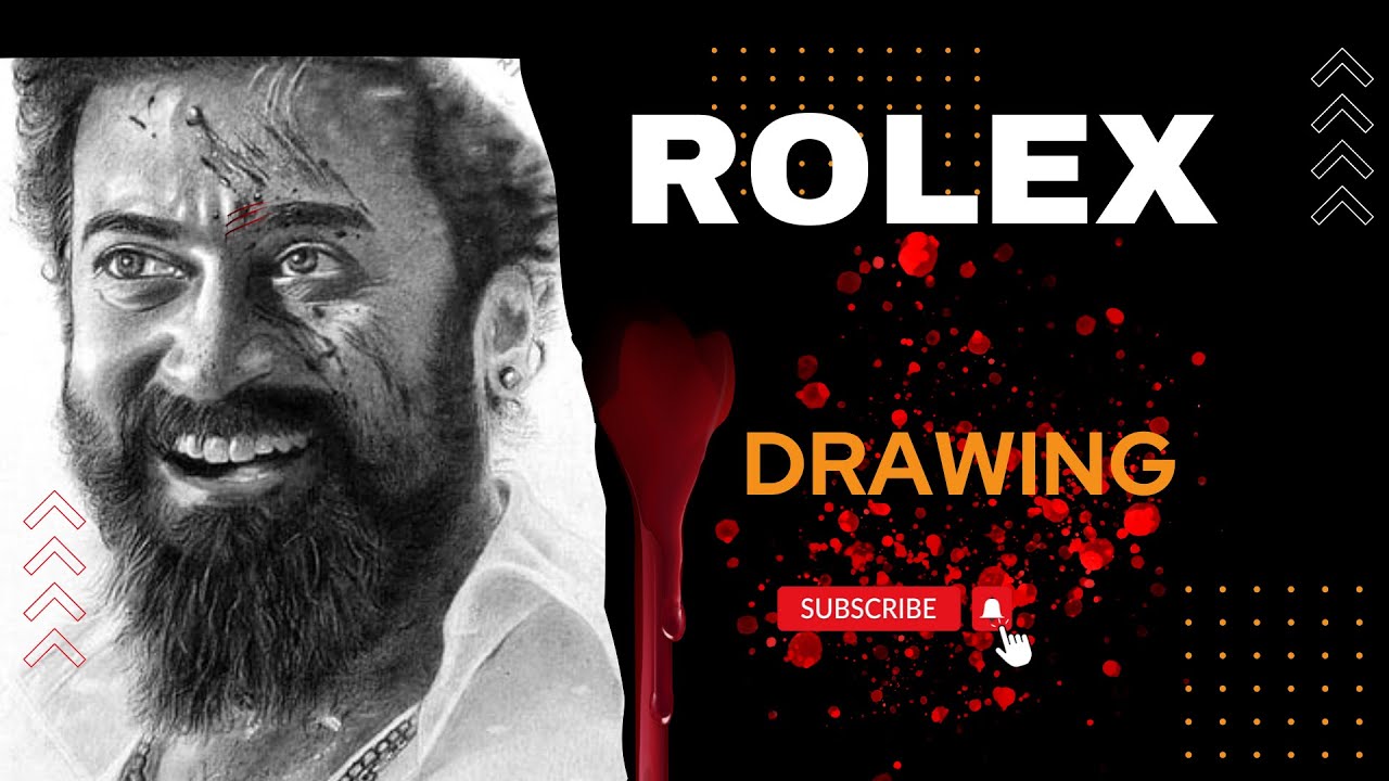 Draw the Rolex suriya 😊🔥🔥| Rolex drawing - classic drawings - YouTube
