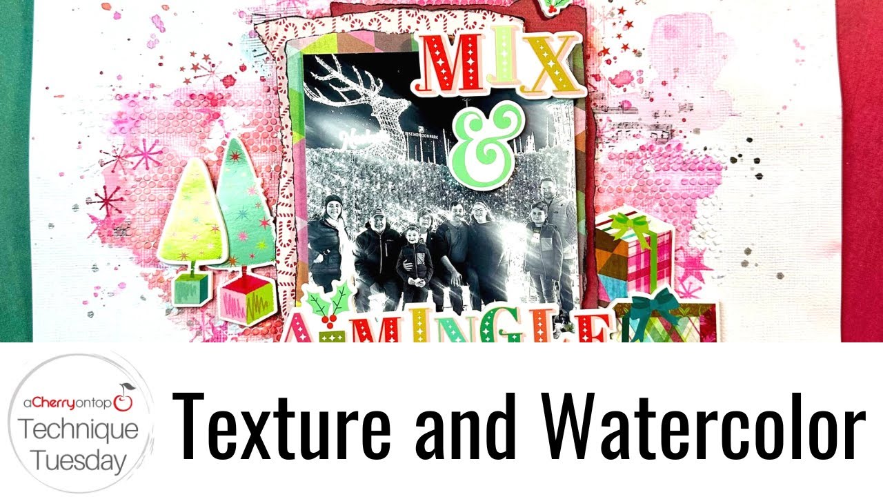 Texture and Watercolor - Technique Tuesday - YouTube