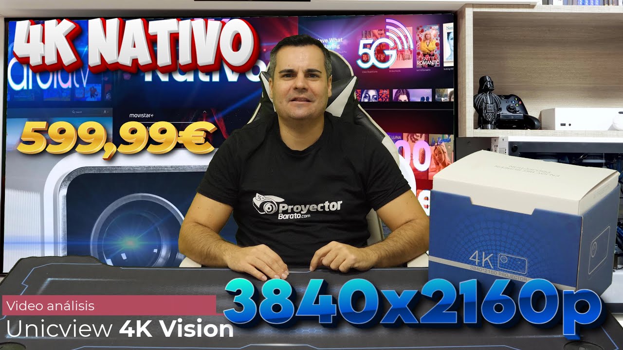 Unicview 4K Vision - PRIMER proyector 4K NATIVO de tecnología LCD LED ...