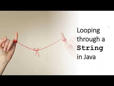 Looping through Strings in Java - YouTube