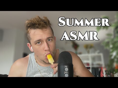 Eating Popsicle // Male Wet Mouth Sounds ** ASMR Summer Hot Edition *