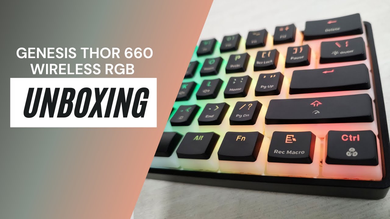 Genesis Thor 660 Wireless RGB unboxing y prueba - YouTube