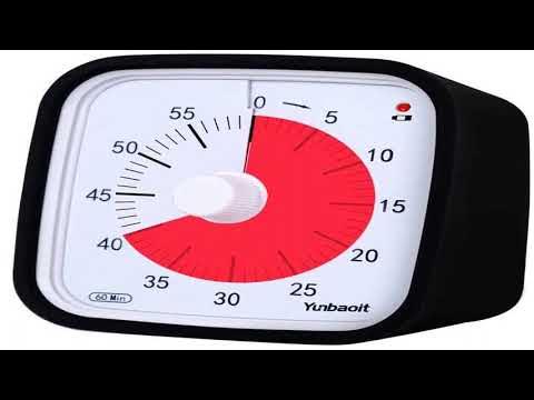 Yunbaoit VT01 Upgraded 60 Minute Visual Timer with Protective Case ...