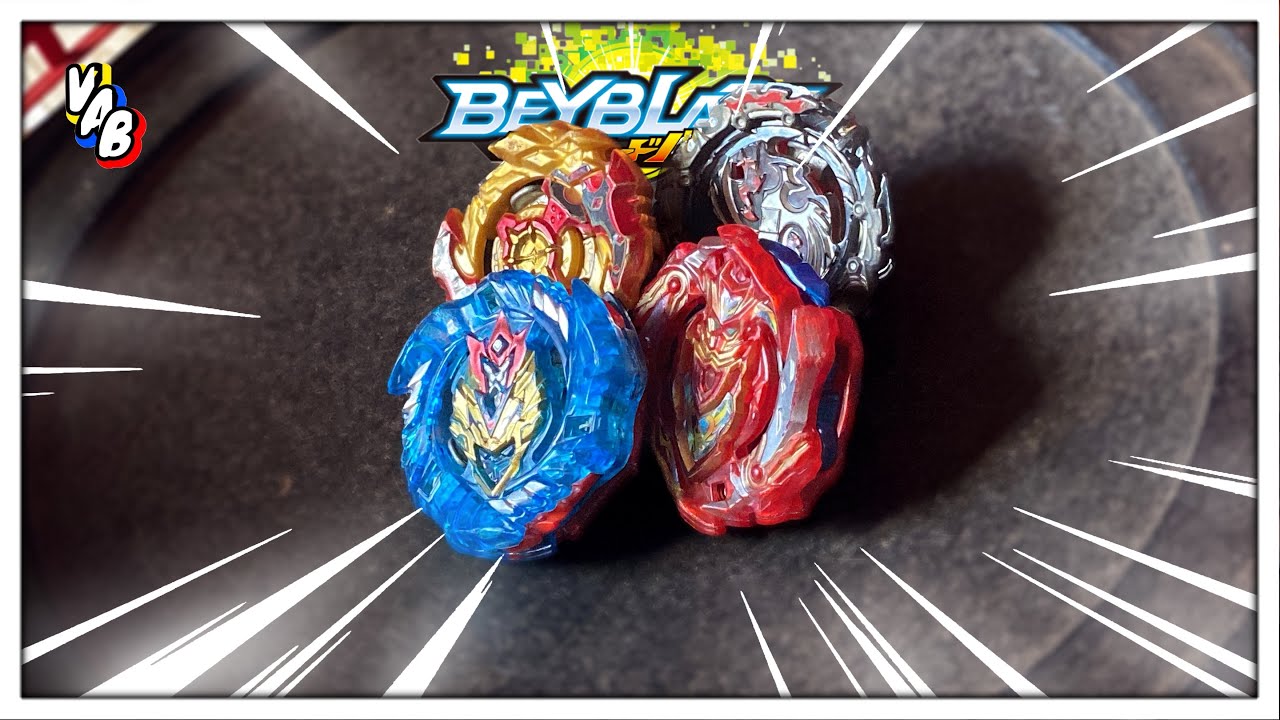 Um clássico de beyblade!!?? Batalha com as beyblades Cho-z!! Valt Aoi ...