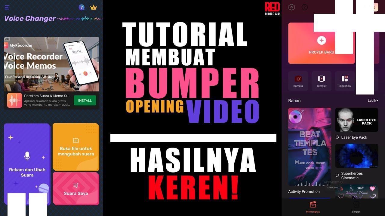 Tutorial Membuat Bumper Video Opening Gaming - YouTube