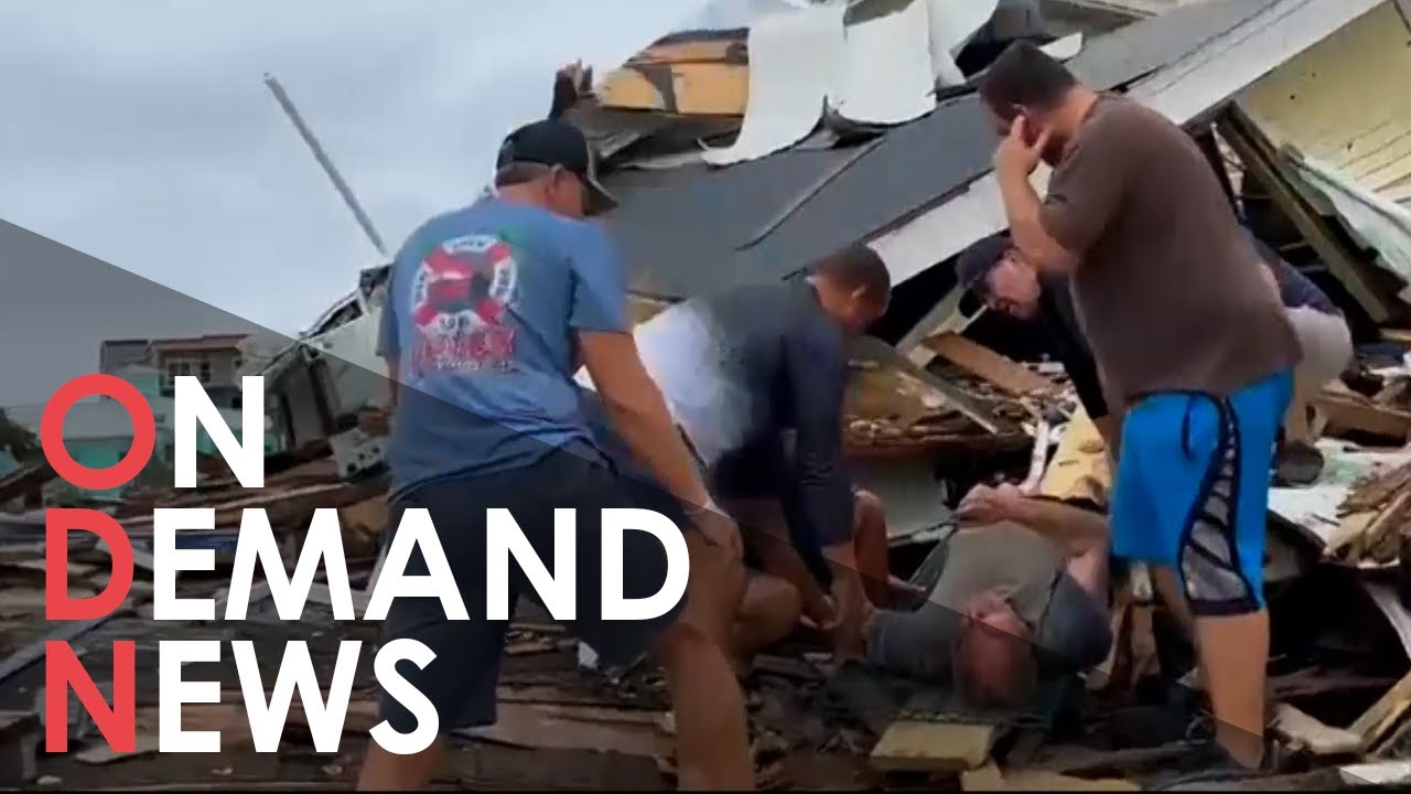 The Moment Florida Man is Found ALIVE in Hurricane Ian Wreckage - YouTube