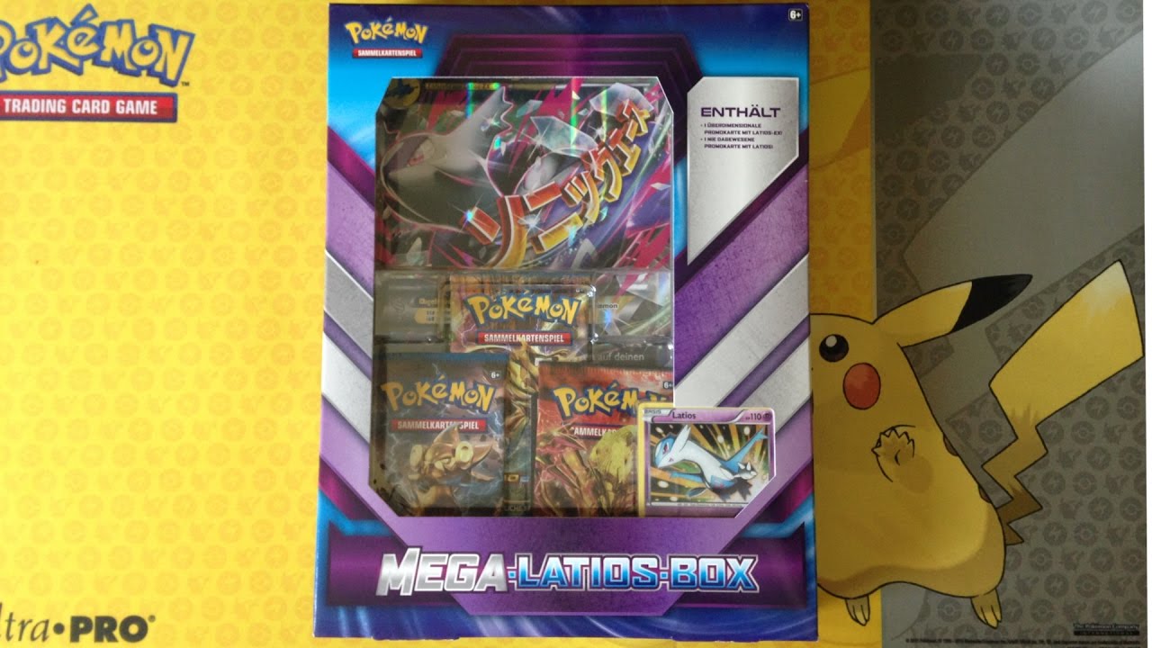 Mega Latios EX Box Opening Pokemon TCG Deutsch German - YouTube