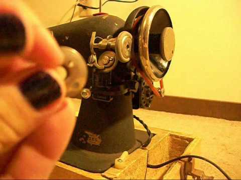 How to Wind Bobbin on 1930- 1950 Singer - YouTube