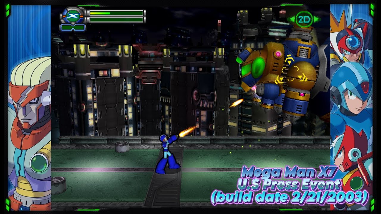 Mega Man Prototype - Mega Man X7 U.S Press Event (build date 2/21/2003 ...