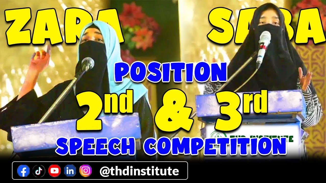 Second and Third position of speech competition (Senior's Category ...