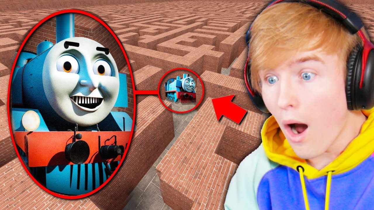STUCK IN THOMAS THE TRAIN MAZE... 🚂 (JUMPSCARE) - YouTube