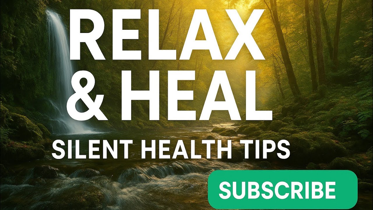 🌿 Relax & Heal | Silent Health Tips Live Stream (Peaceful & Calming ...