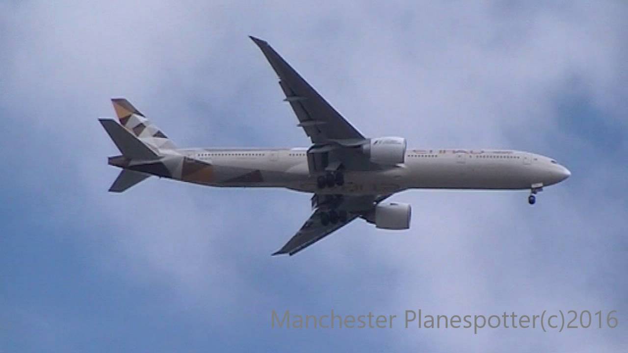 Etihad Airways Boeing 777-3FXER A6-ETA On EY21 Heading To Manchester ...