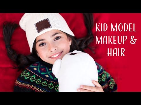 Kid Model Makeup and Hair tutorial ft. Elina Agamirza