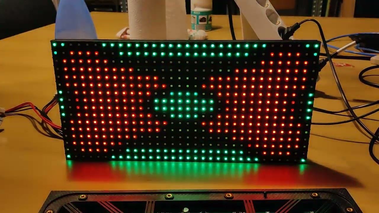 P10 RGB Led Matrix and PxMatrix - YouTube