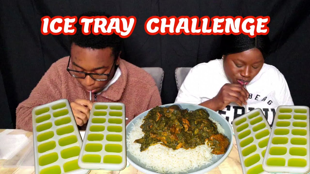 First To Finish ICE TRAY Challenge Wins The FOOD! - YouTube