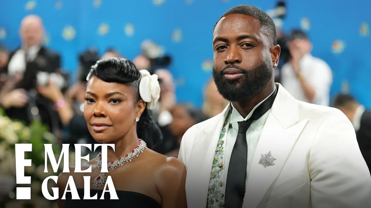 Gabrielle Union, Dwyane Wade Are Fashion MVPs In Bold Looks | Met Gala 2025 - YouTube