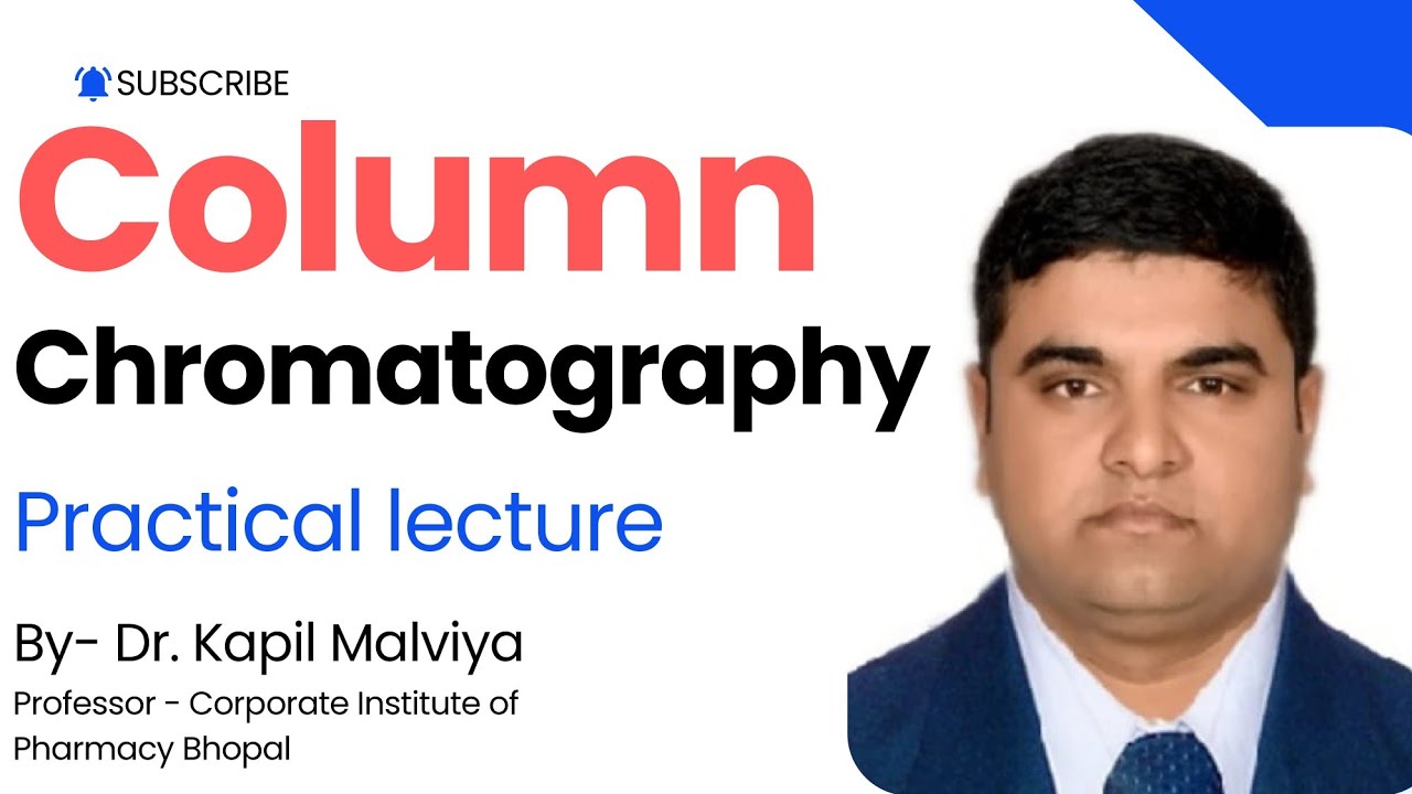 COLUMN CHROMATOGRAPHY - Advanced Instrumental Methods of analysis - YouTube