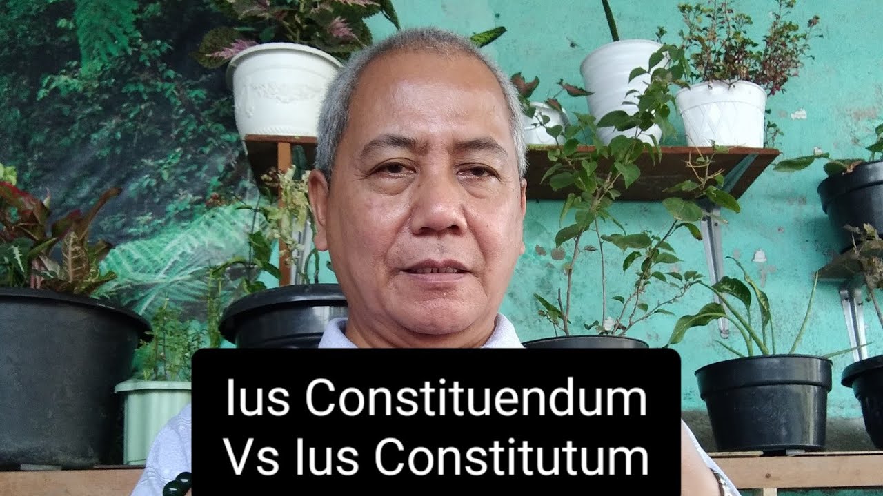 Ius Constituendum Vs Ius Constitutum - Sukariadi Report - YouTube
