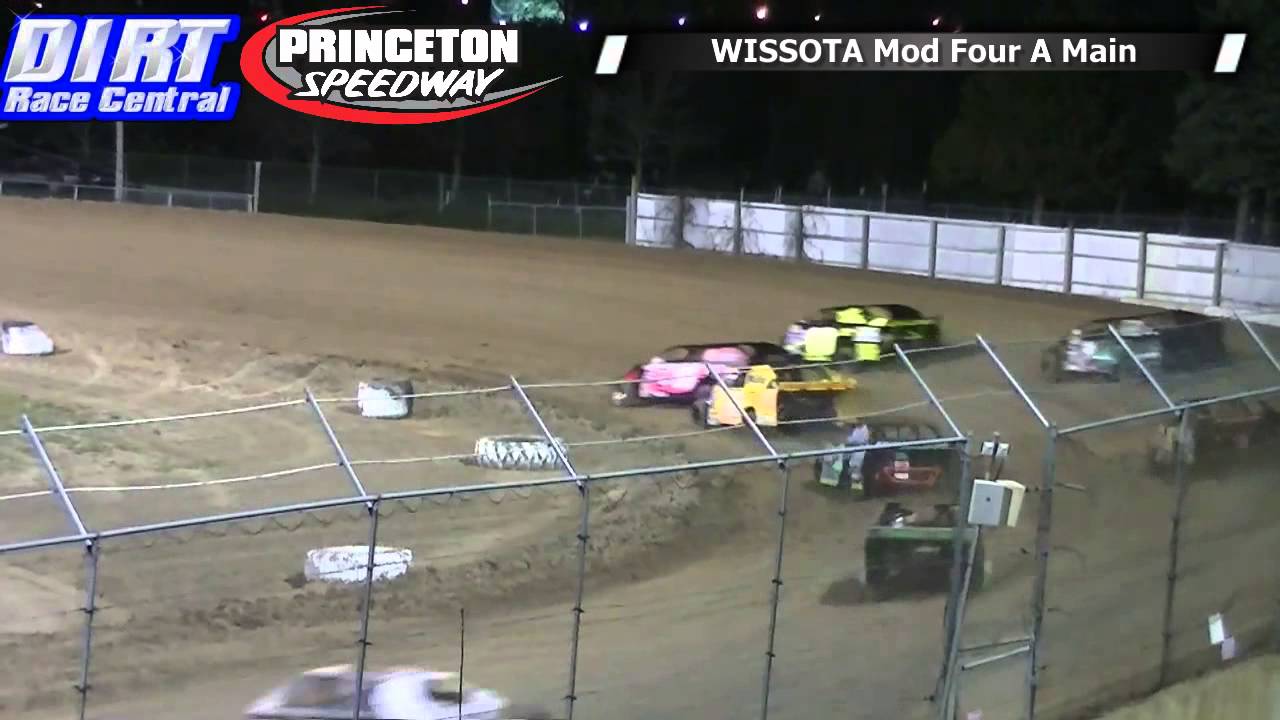 Princeton Speedway 5 16 14 WISSOTA Mod Four Races - YouTube
