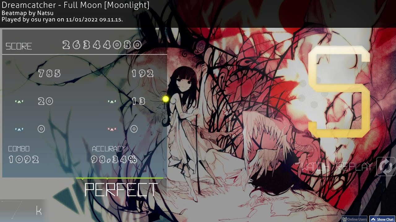 osu! Dreamcatcher - Full Moon [Moonlight] FC - YouTube
