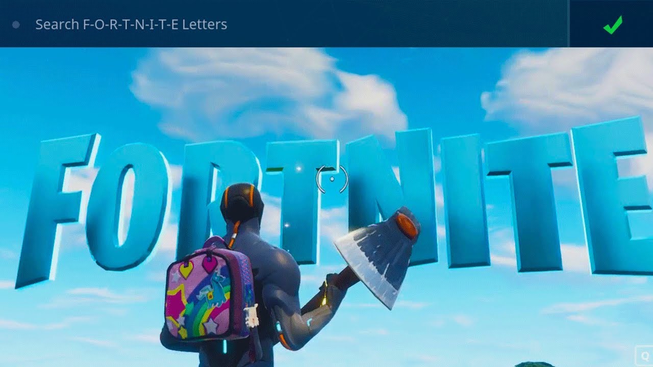 "Search F-O-R-T-N-I-T-E Letters" ALL LOCATIONS! How to Complete ...