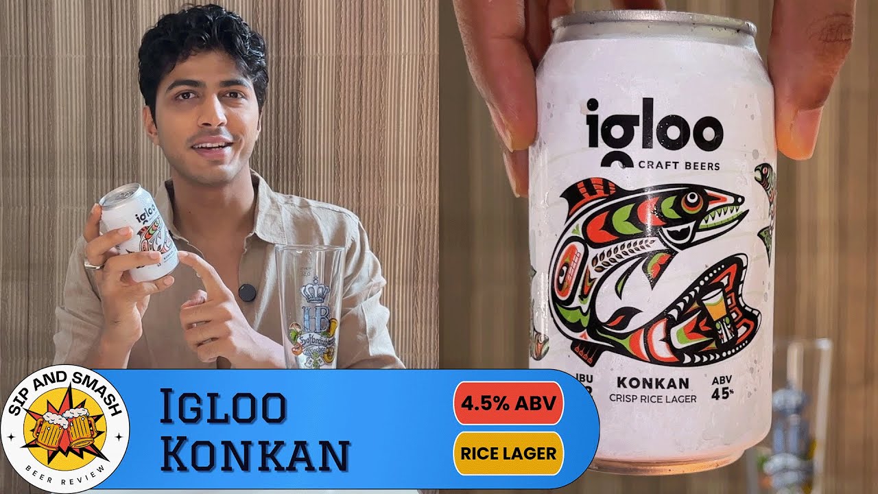 Daily Beer Review – Igloo Konkan | 330ml Chug & Rating | 4.5% ABV Crisp ...
