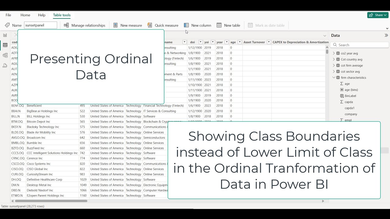 Visualizing Class Boundary Ranges in the Charts in Power BI - YouTube