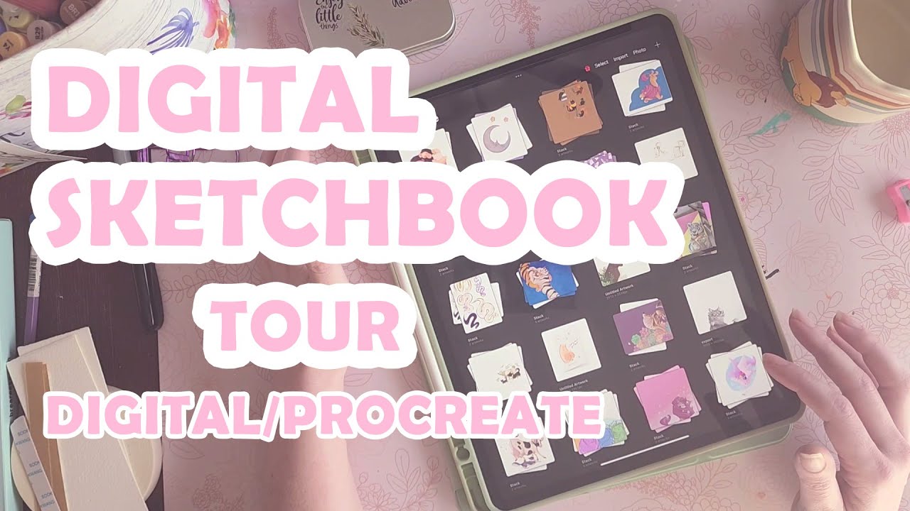 Digital Sketchbook Tour (ipad) - YouTube