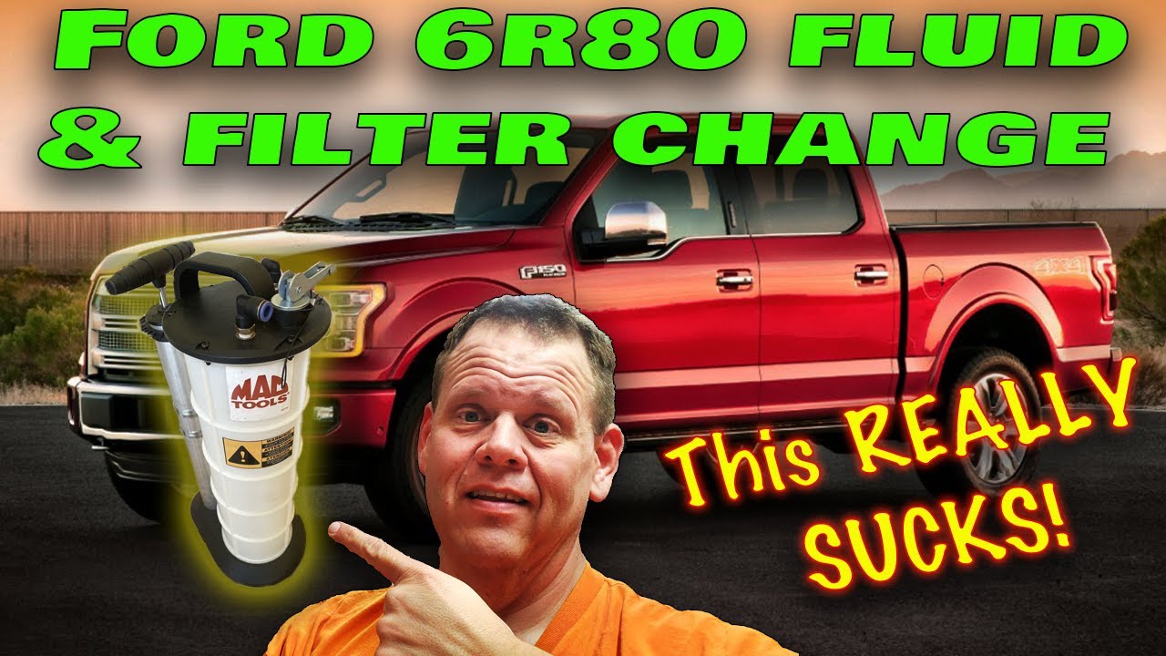 Ford 6R80 Transmission Fluid & Filter Change: Using a MAC Fluid ...