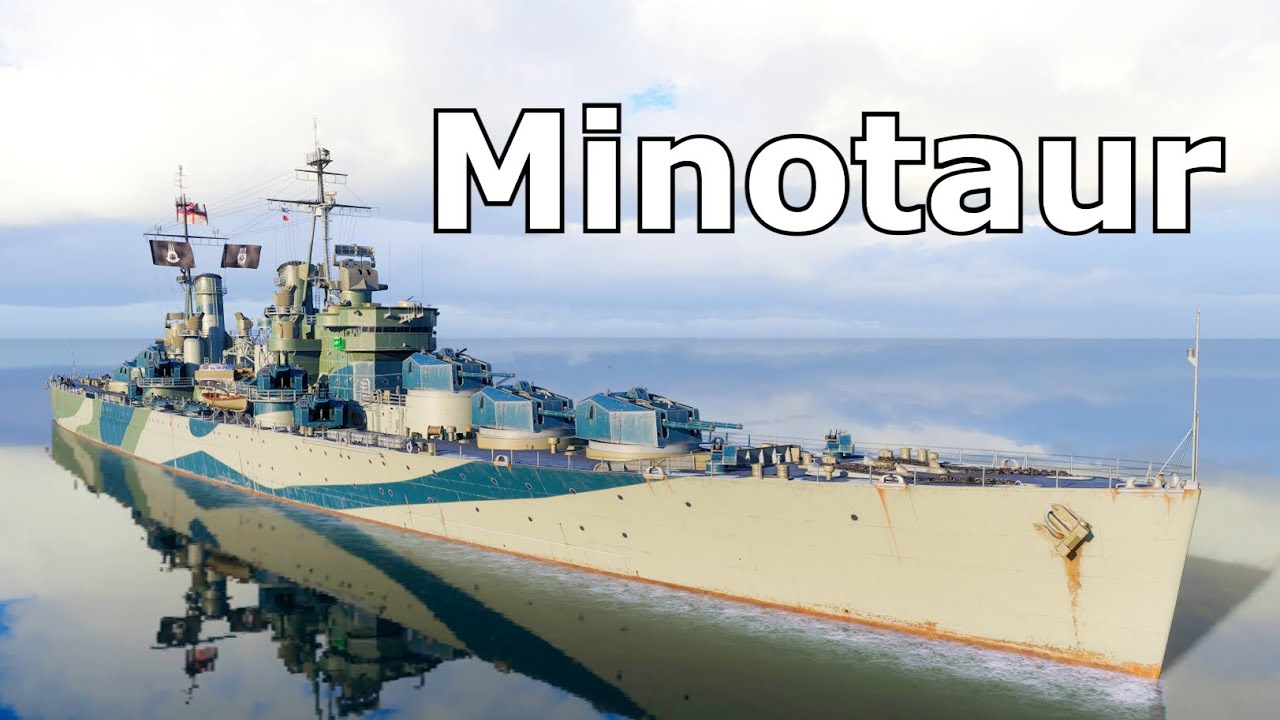 World of WarShips Minotaur - 6 Kills 318K Damage - YouTube