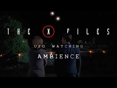 X-Files Ambience | UFO Watching with Mulder and Scully | Calm Nostalgic 90s Soundtrack, Night Sounds