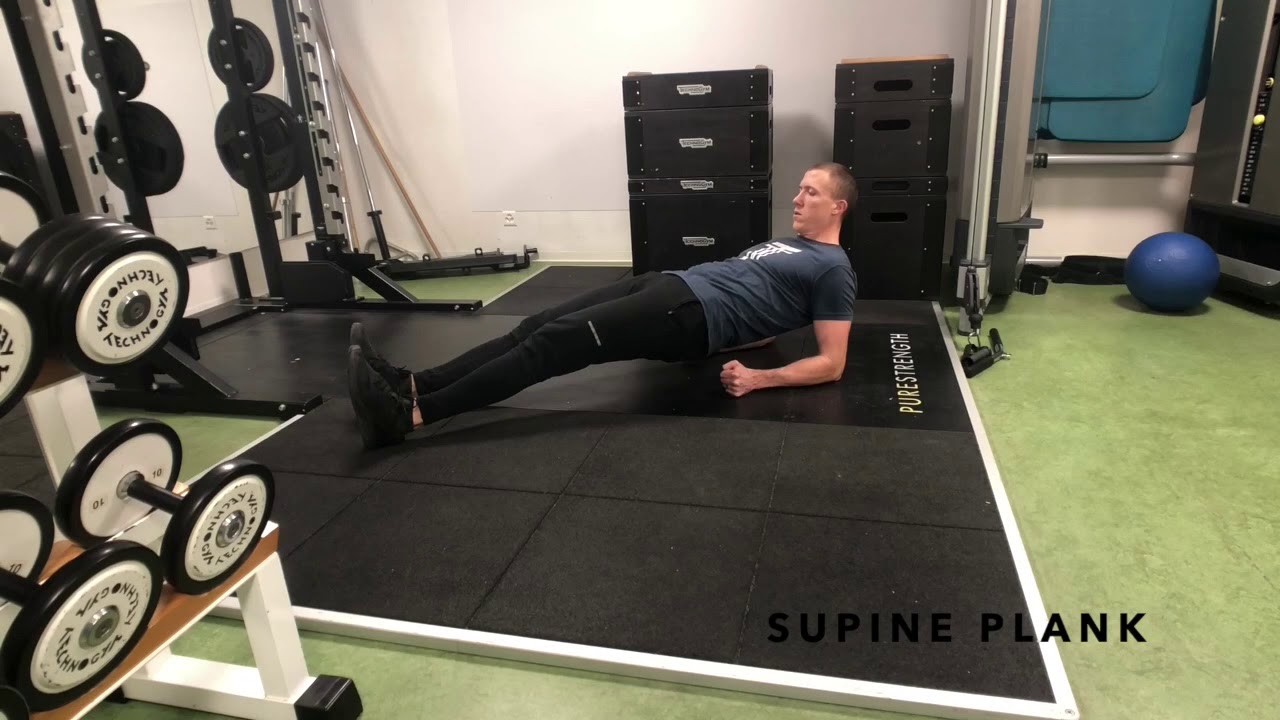Supine Plank - Upside Strength Exercise Library - YouTube