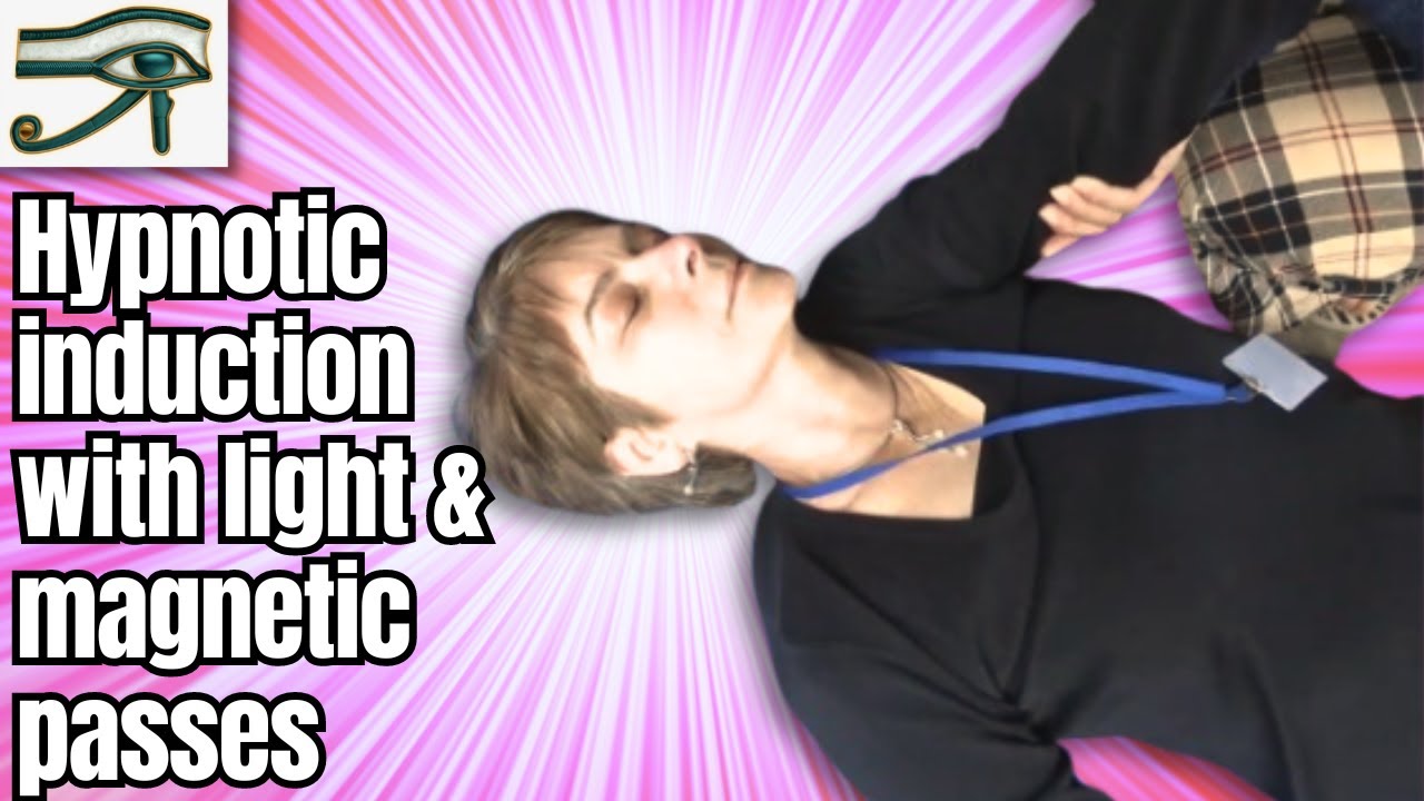 Hypnotic induction with light and magnetic passes/ Dr. Paret's students - YouTube