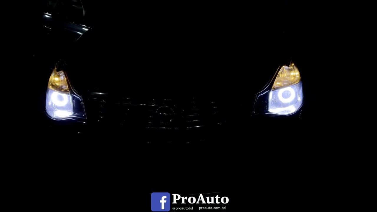 Nissan Bluebird Sylphy Led projection lens installation | Headlight ...