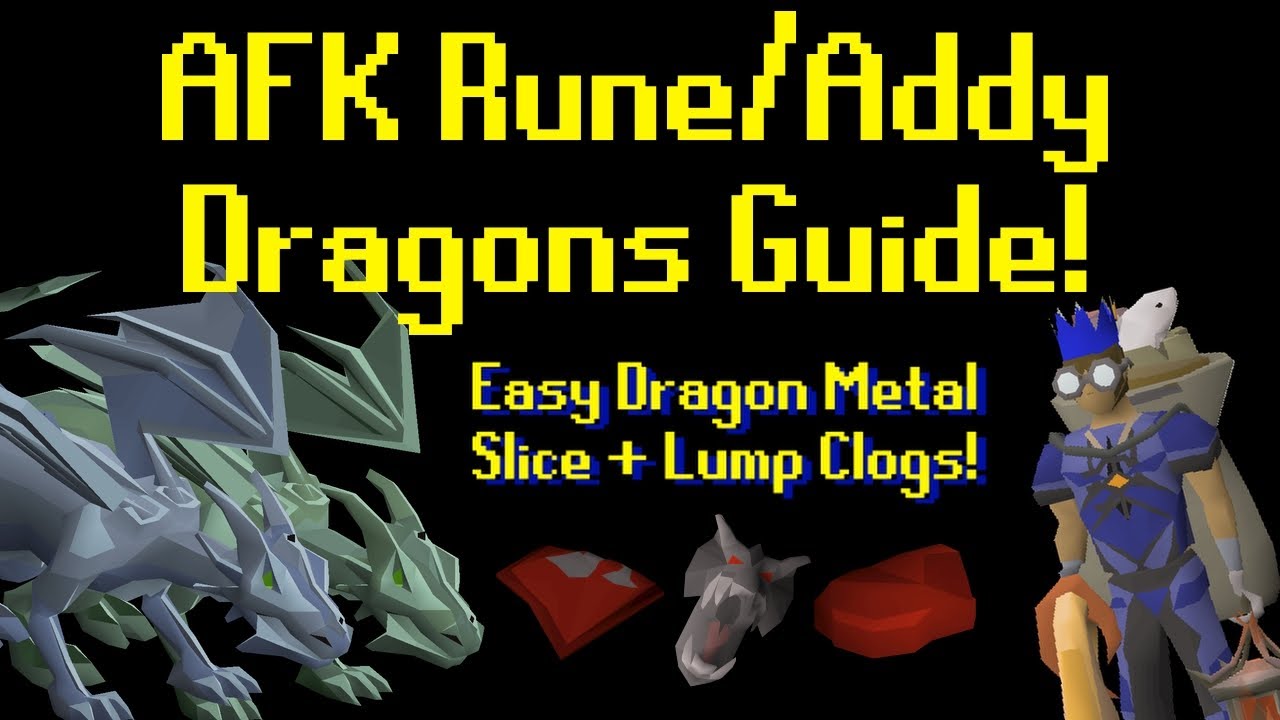 AFK Rune and Adamant Dragons Guide (Easy Dragon Metal Slice + Lump ...