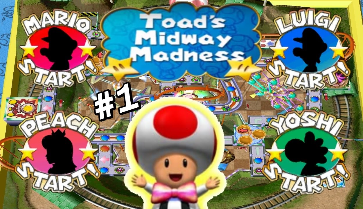 Mario Party 4 : Toad's Midway Madness - (Parte 1) - YouTube