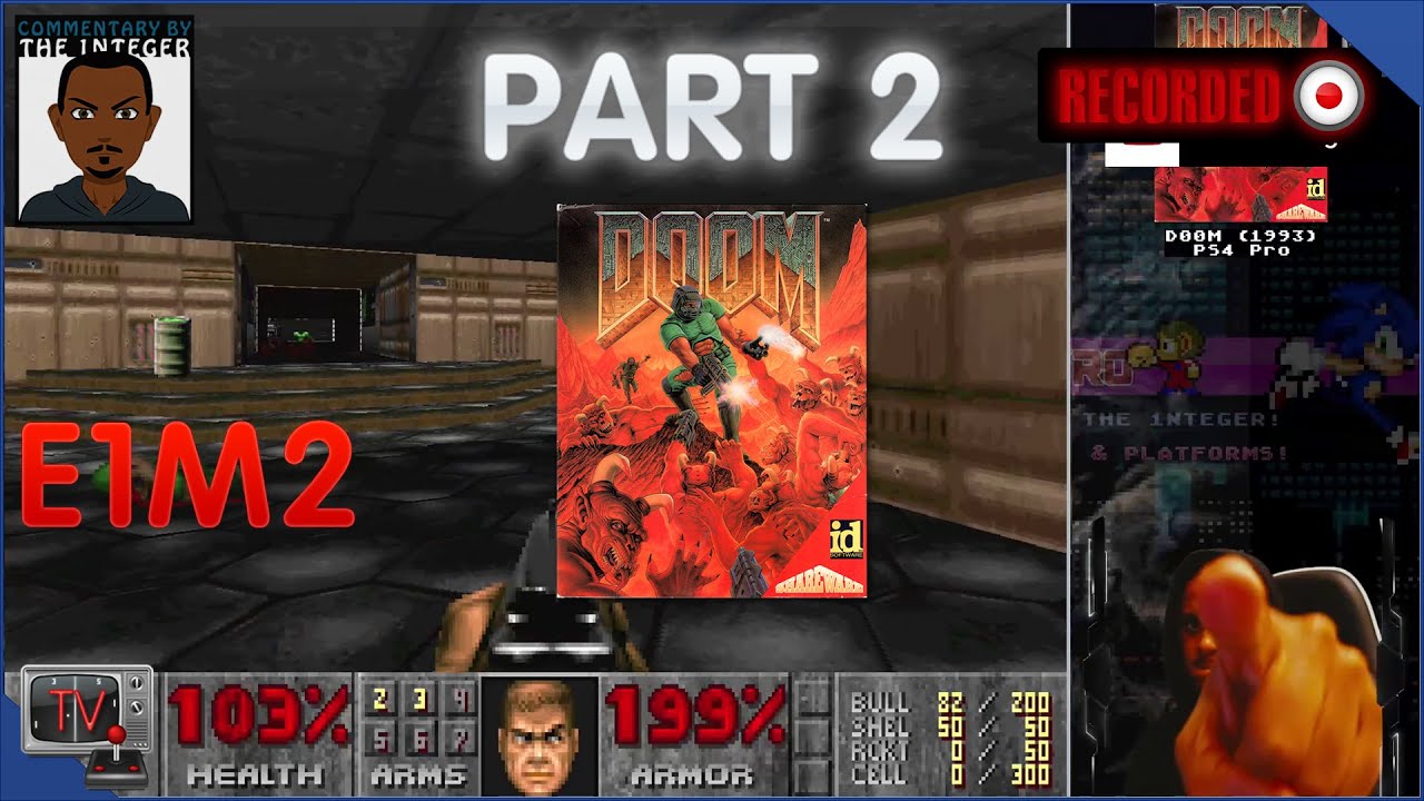 DOOM 1993 PS4 Gameplay Part 2 [E1M2 Nuclear Plant] - YouTube