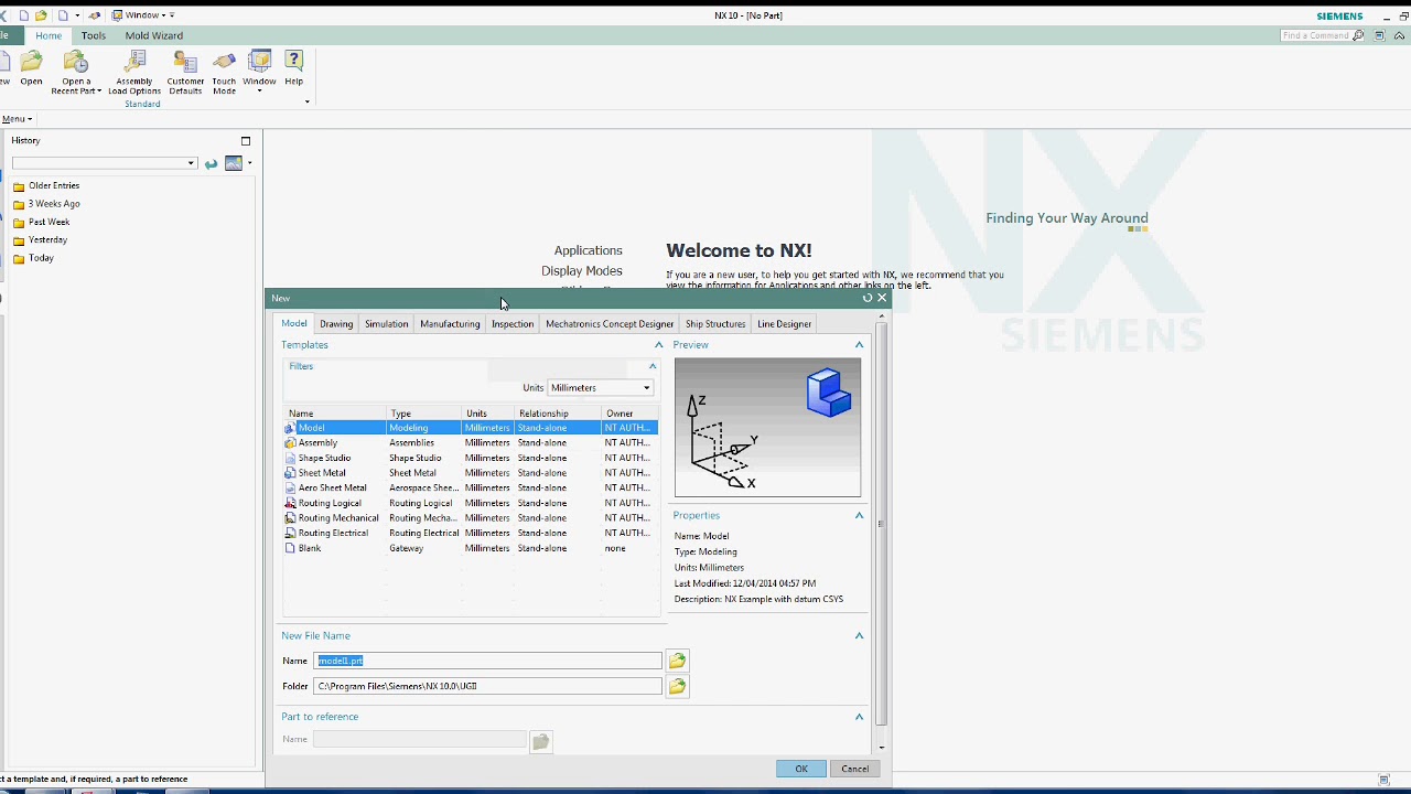 How To Use EXTRUDE Command In NX SIEMENS In Details - YouTube