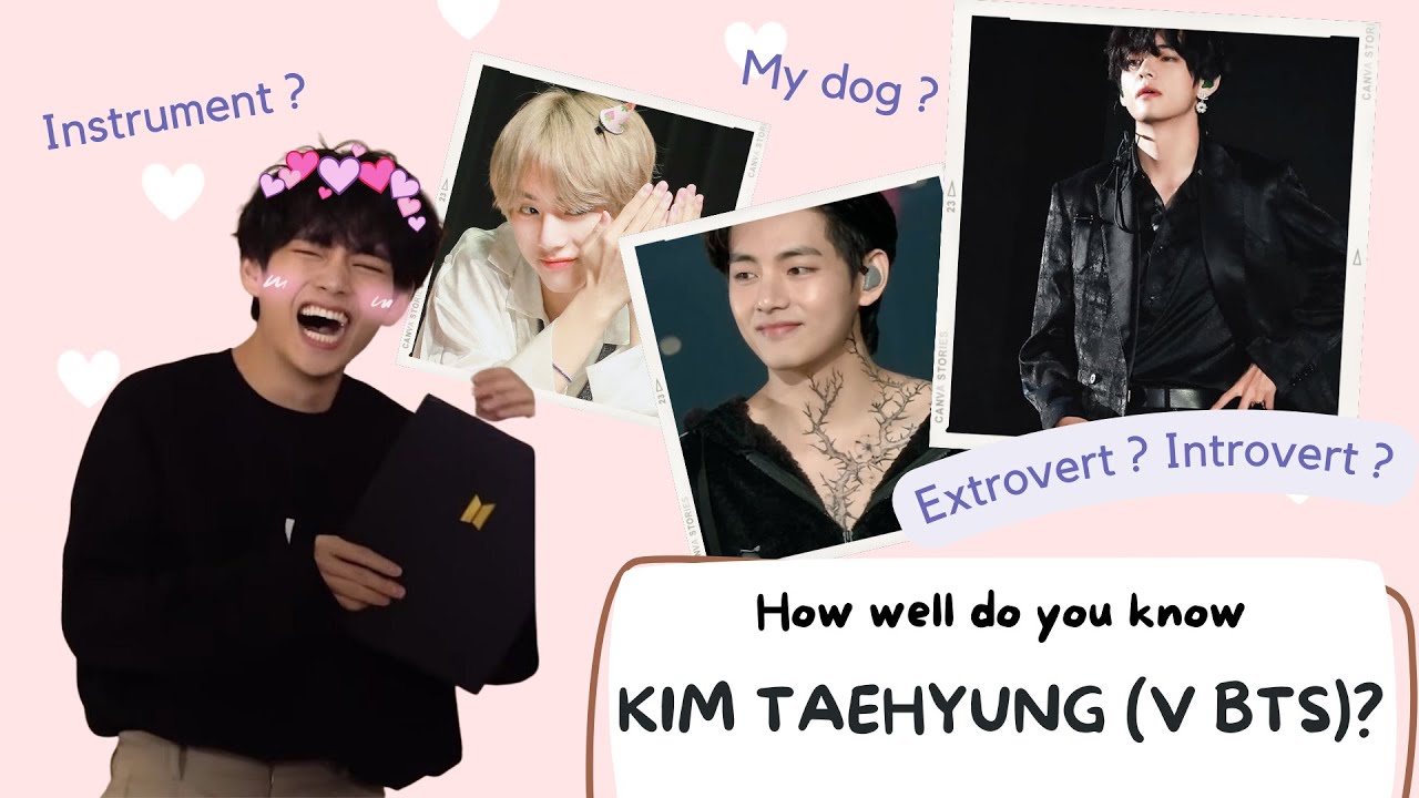 How well do you know BTS's V ? | Quiz | 10 Facts about Kim Taehyung / V BTS - YouTube
