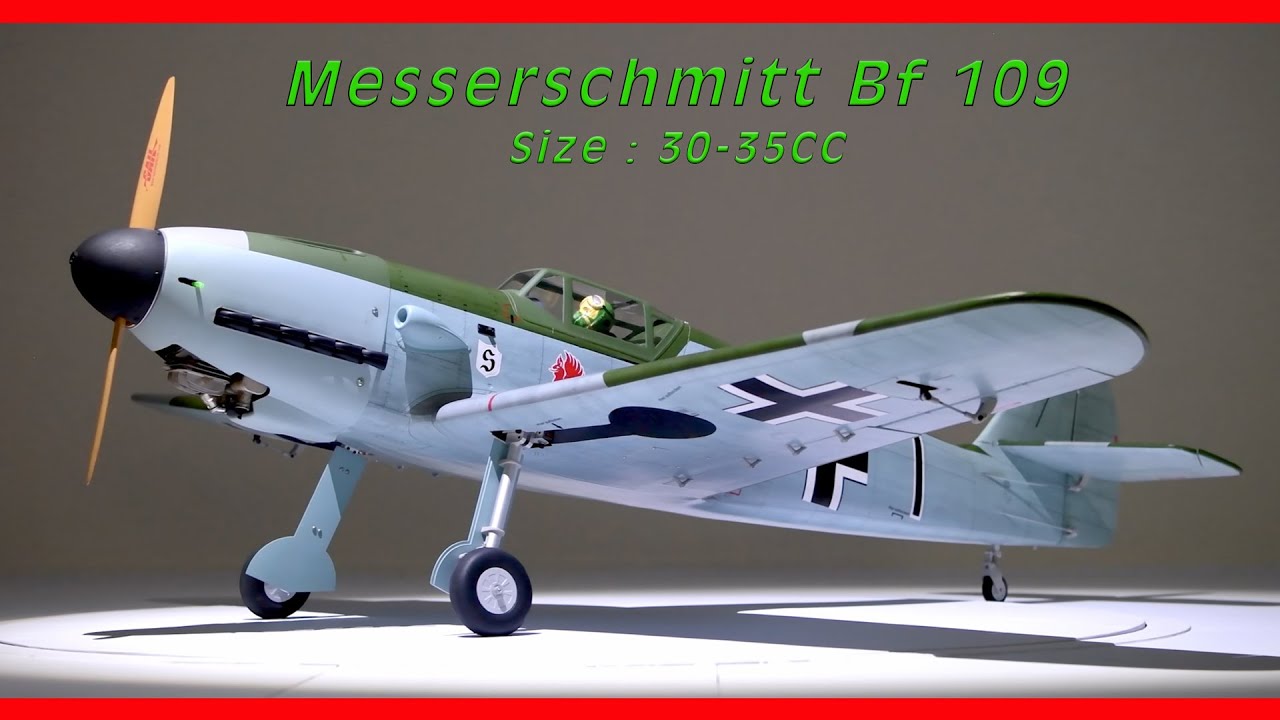 Messerschmitt Bf 109 1.97m 77.4'' W/Electric Retract Size 30-35cc ARF ...