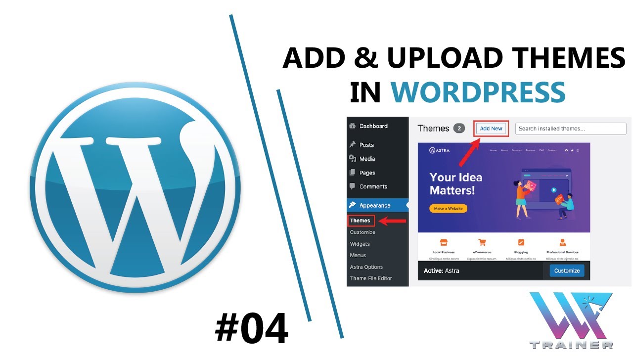 How To Install A Wordpress Theme On Localhost Wordpress Tutorial Youtube