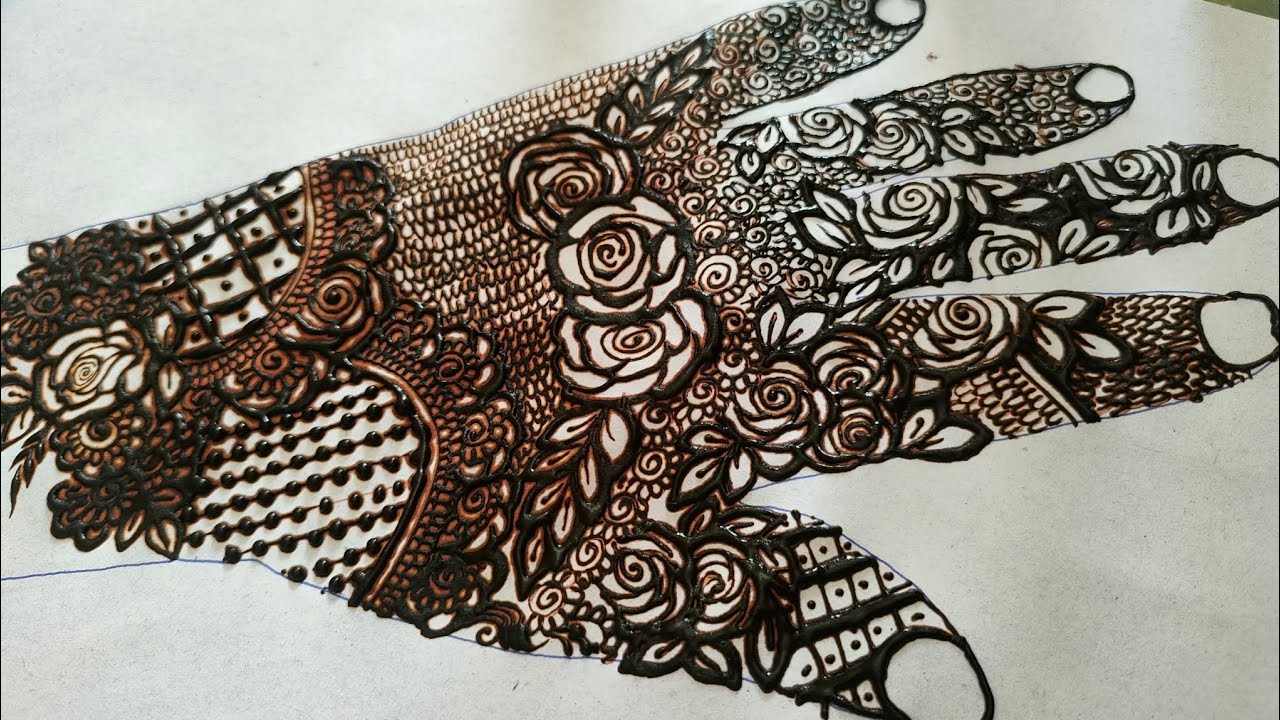 beautiful mehndi designs very easy to draw mehandi on your hands ...